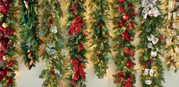 Christmas Wreaths & Garlands - Christmas Greenery | Frontgate